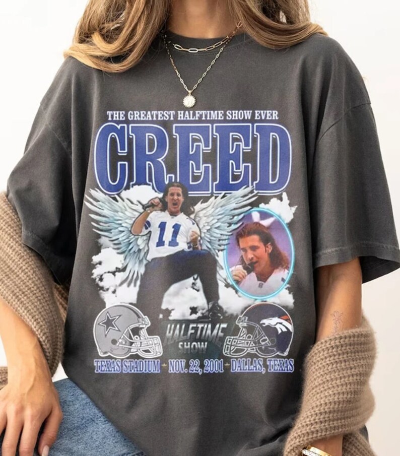 The Greatest Halftime Show Ever Creed Shirt, Creed Shirt, 2024 Music ...