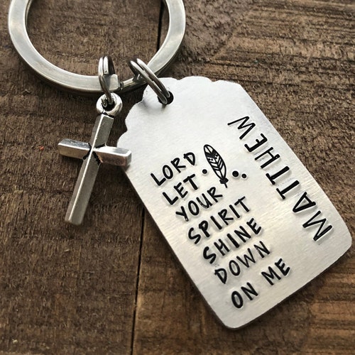 Confirmation Keychain Confirmation Gift Cross Key Chain | Etsy