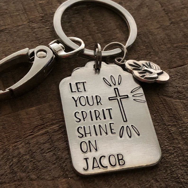 Confirmation Keychain Confirmation Gift Cross Key Chain - Etsy
