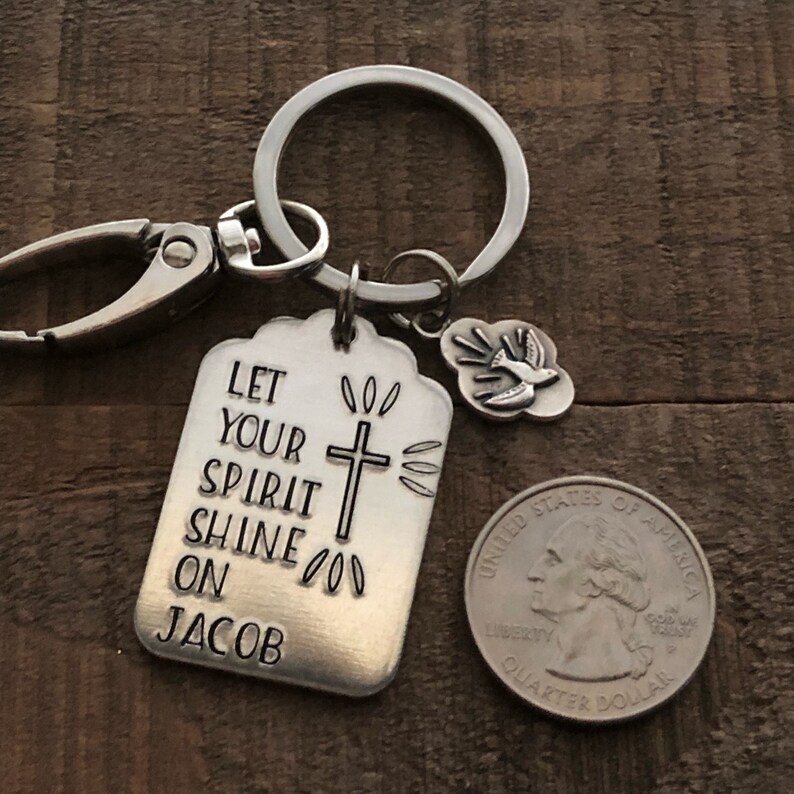 Confirmation Keychain Confirmation Gift Cross Key Chain - Etsy