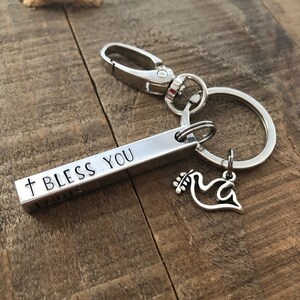 Confirmation Keychain, Confirmation Gift, Cross Key Chain, RCIA Gift ...