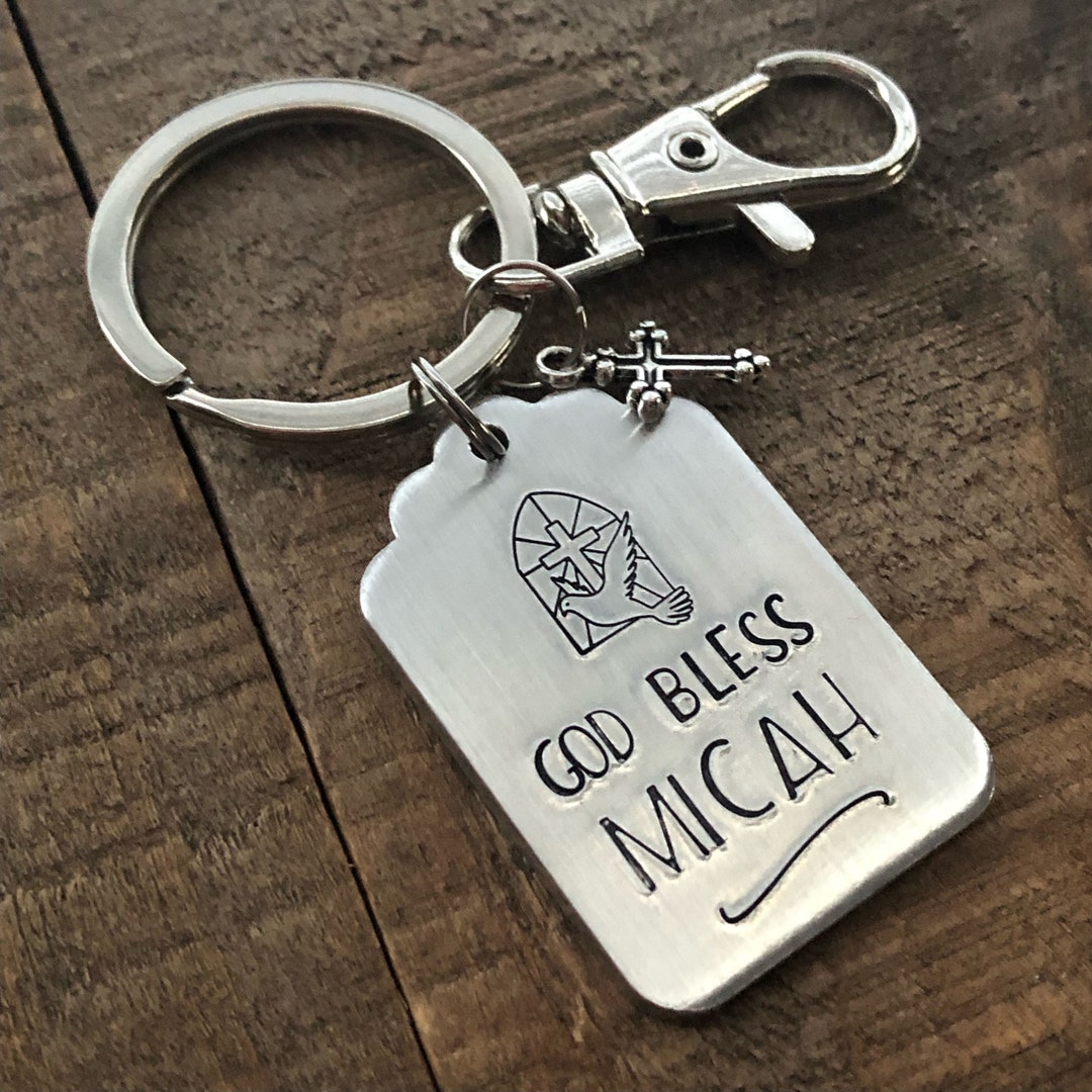 Confirmation Keychain, Confirmation Gift, Cross Key Chain, RCIA Gift ...