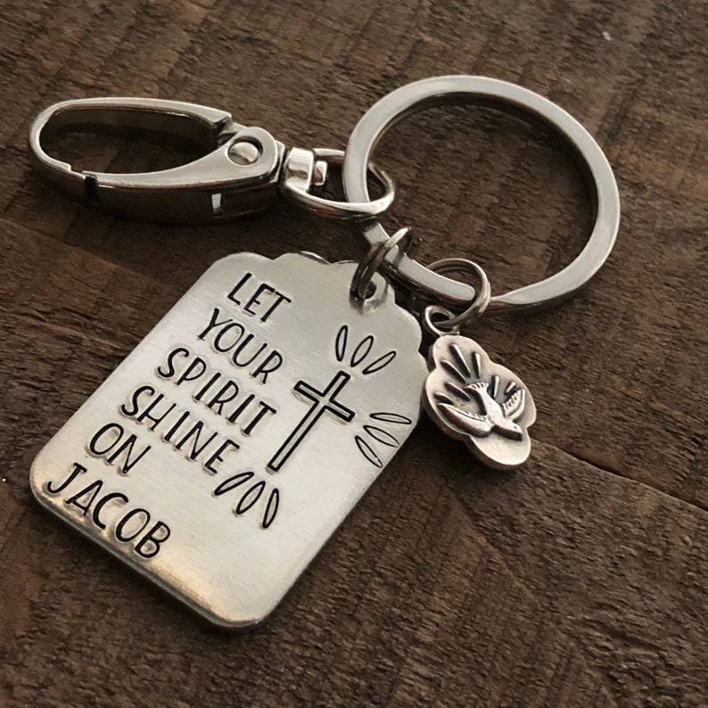 Confirmation Keychain Confirmation Gift Cross Key Chain - Etsy