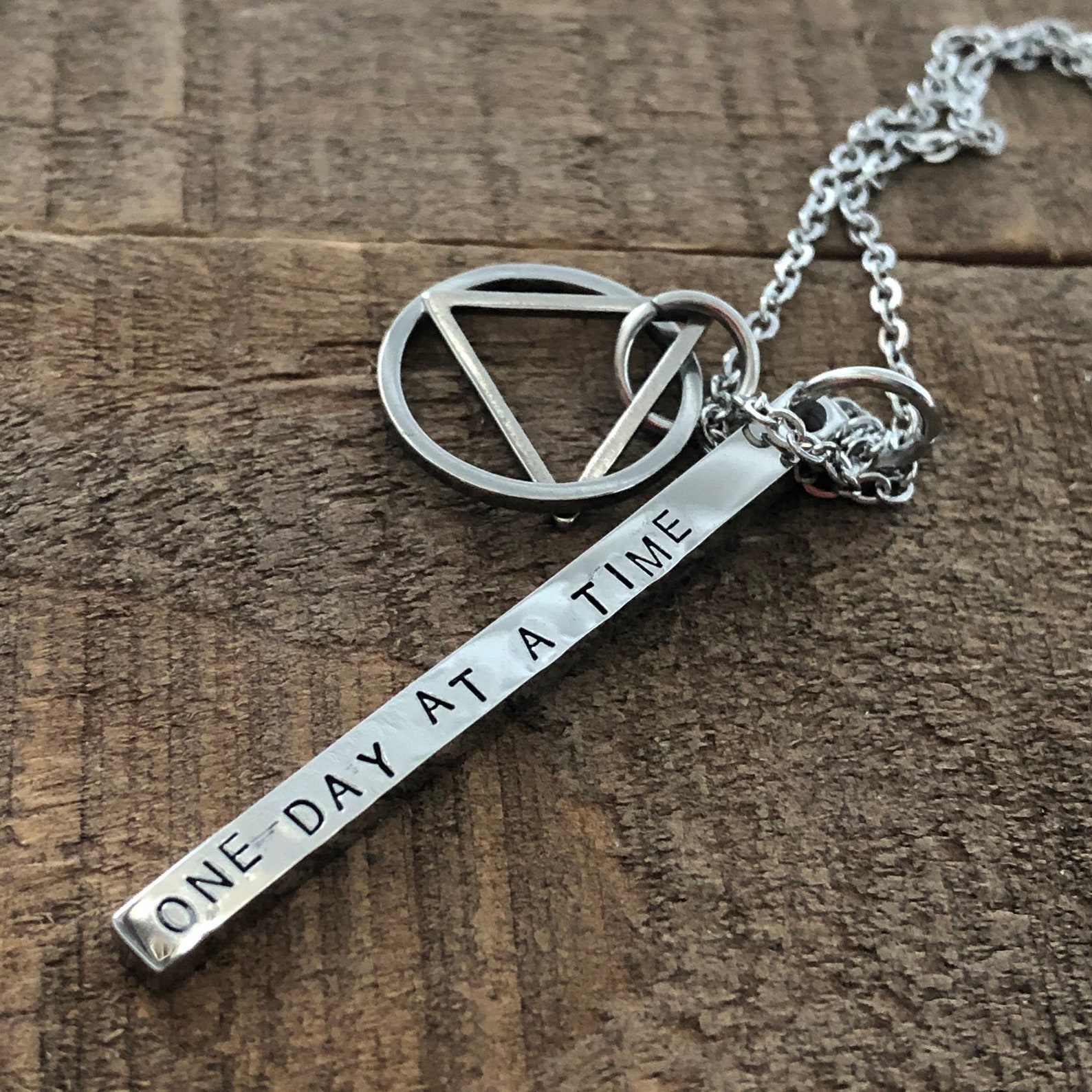 Sobriety Necklace, Sobriety Gift, Recovery Gift, Alcohol Recovery ...