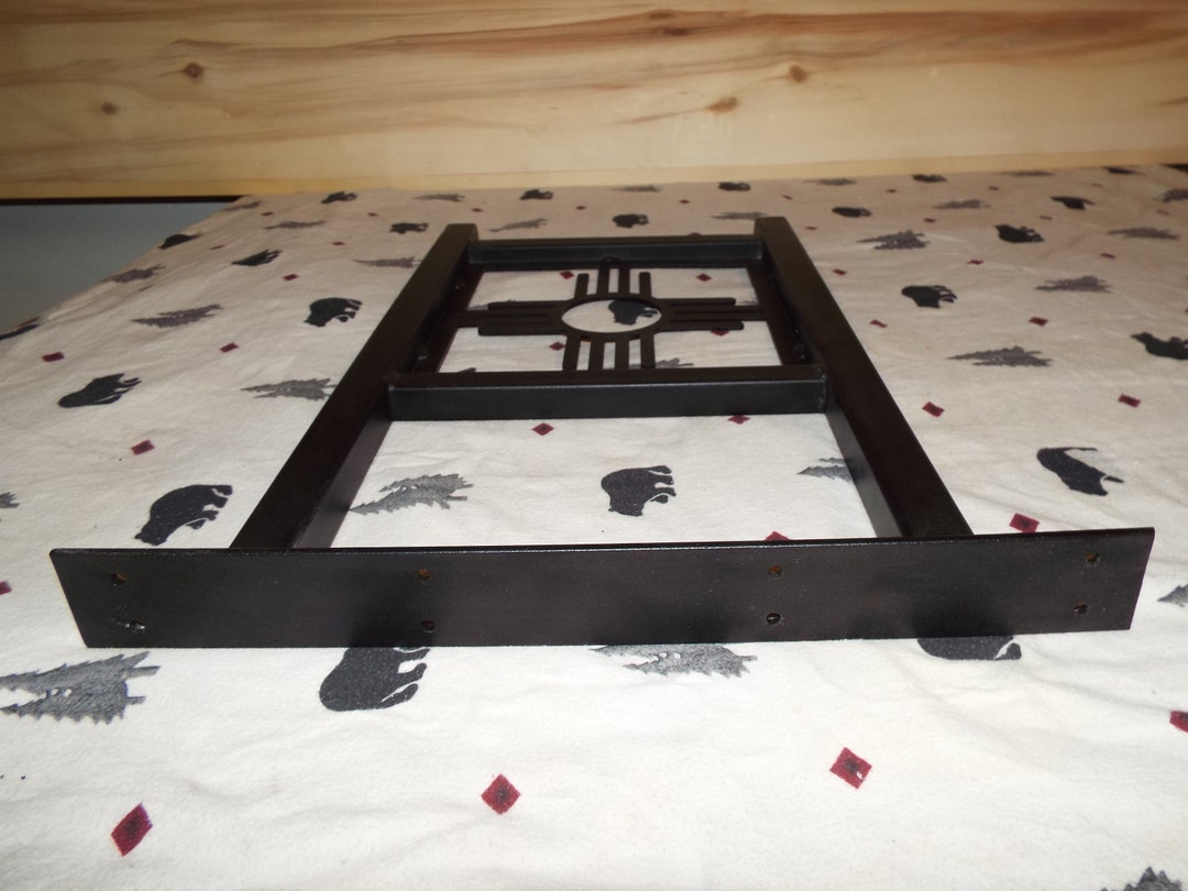 Awesome Laser Cut Steel End Table Legs With New Mexico Zia Symbol ...