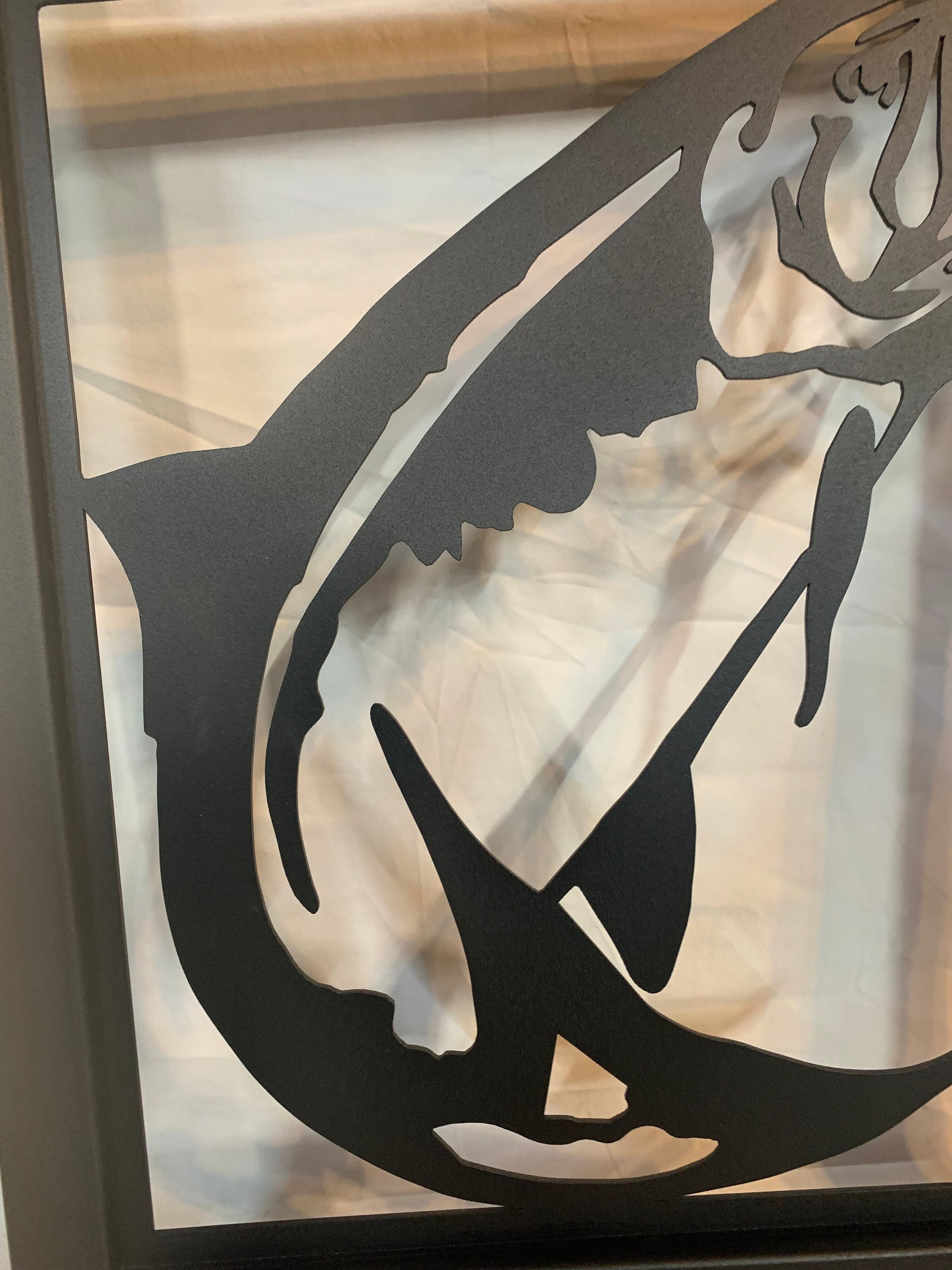 Awesome Laser Cut Steel Kitchen / Dining Table Legs With Trout / Salmon ...