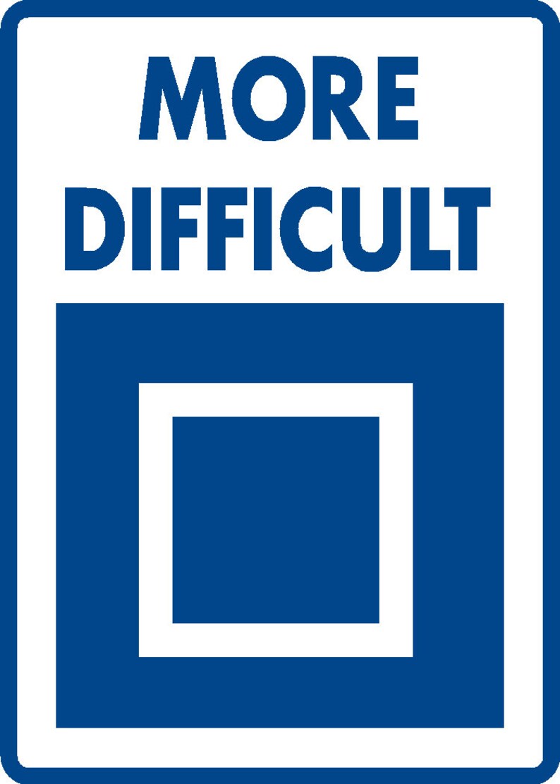 Set Of 4 Ski Run Or Ski Slope Difficulty Signs Made From All Weather set-of-4-ski-run-or-ski-slope-difficulty-signs-made-from-all-weather