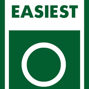 Set of 4 Ski Run or Ski Slope Difficulty Signs Made From All Weather ...