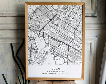 Custom Street Map Poster - Etsy