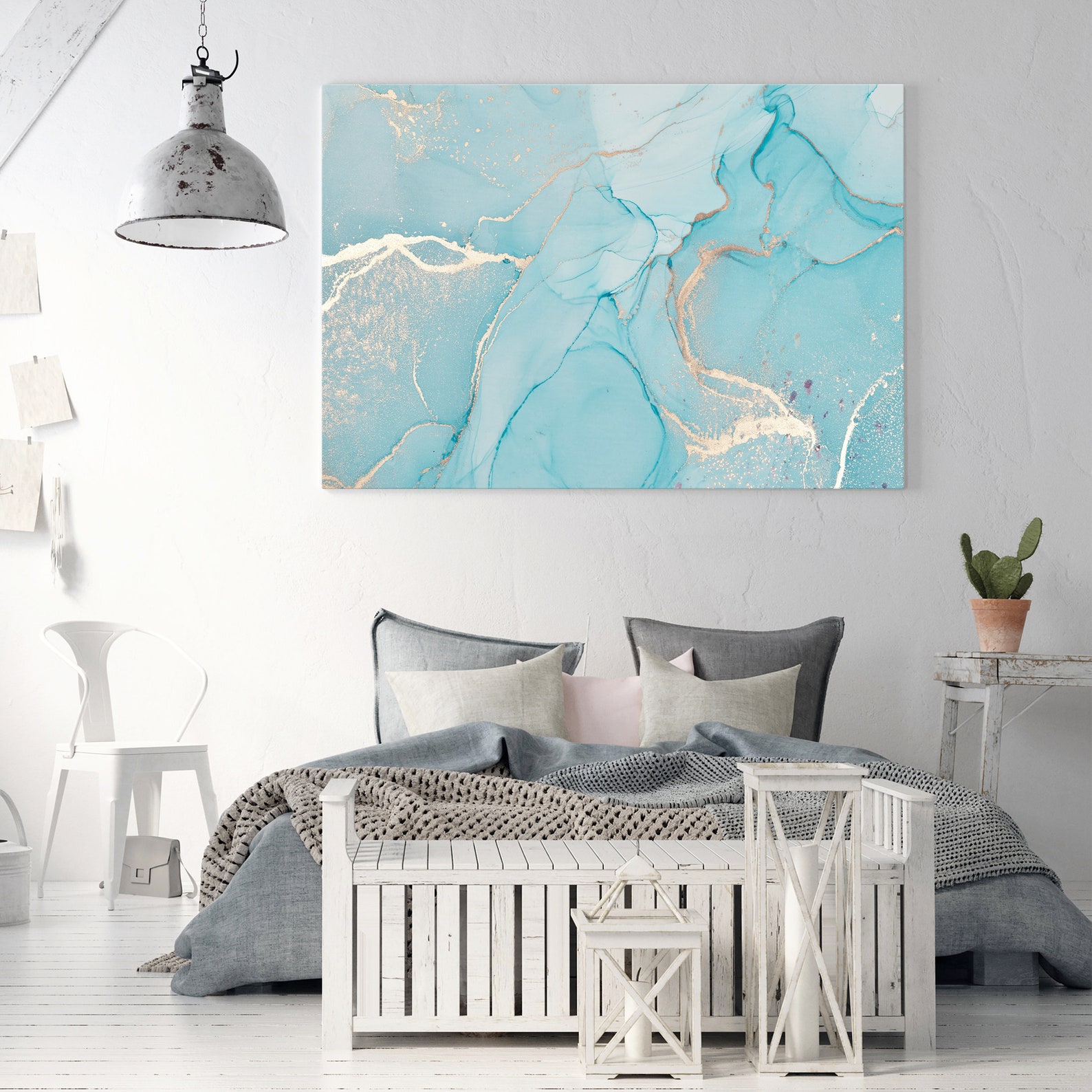 Marble Canvas Print Large Marble Art on Canvas Modern Wall - Etsy