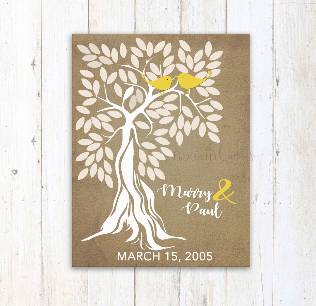 Personalized Family Tree Canvas Wall Art Home Decor - Etsy
