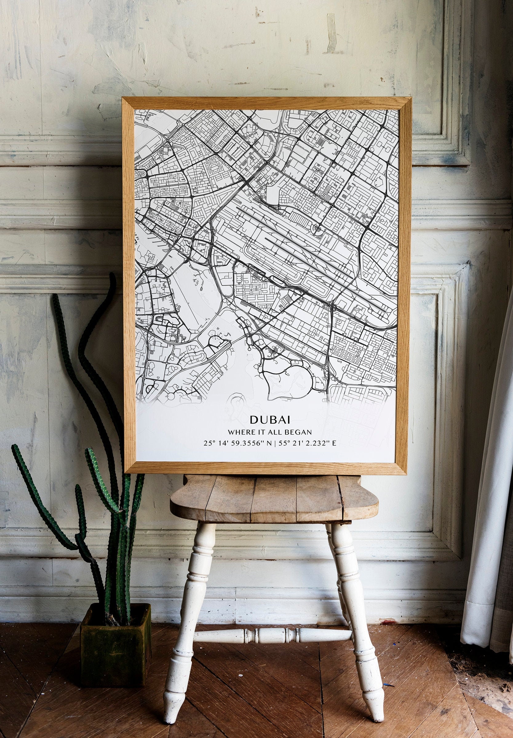 Custom Map Poster Any City Map Custom Map Personalized Map | Etsy