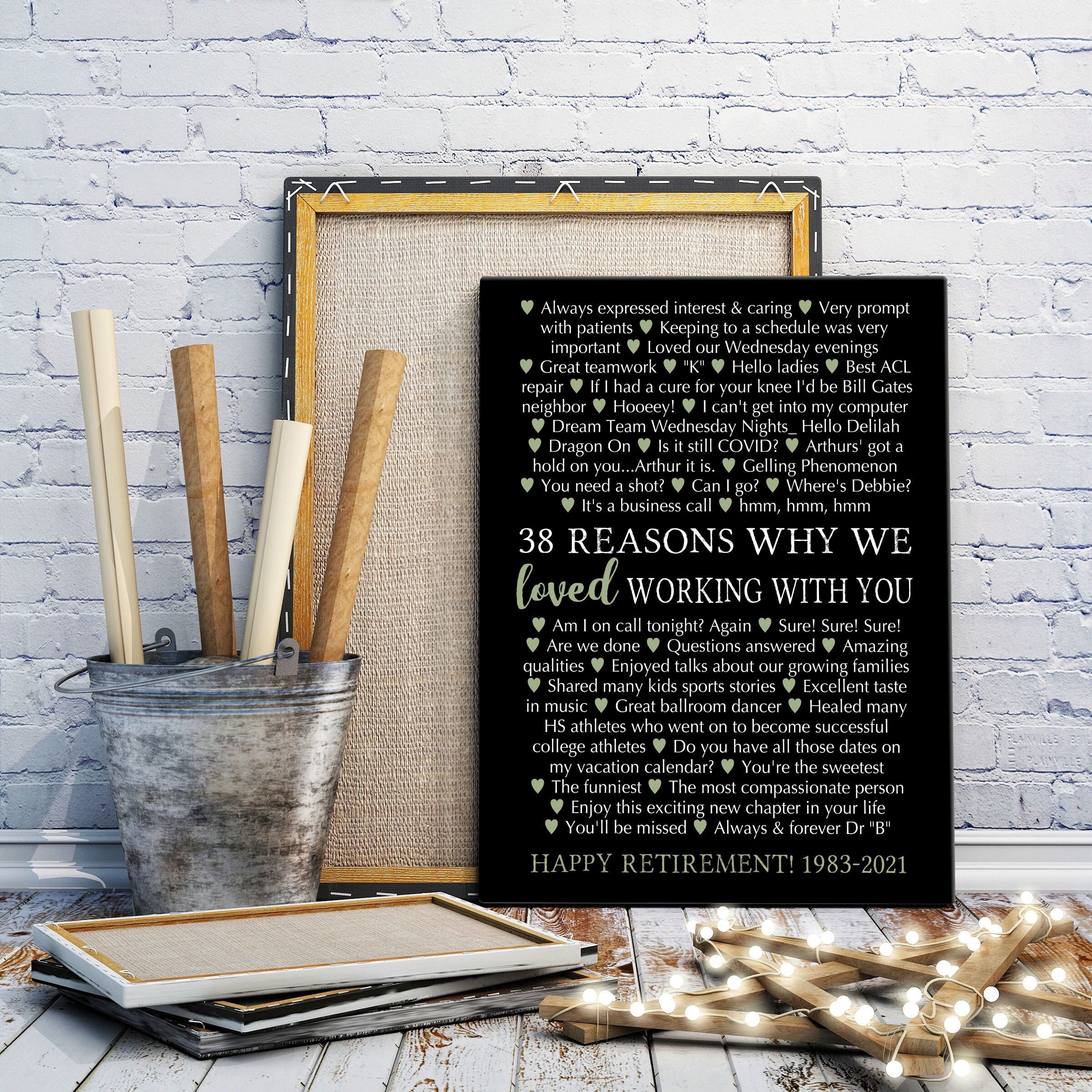 Personalized Retirement Gift, Retirement Gift Print, Boss Gift From ...