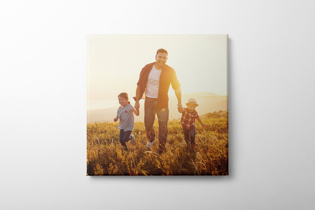 Custom Photo Canvas Print, Family Portrait, Giclée Wall Art - Etsy
