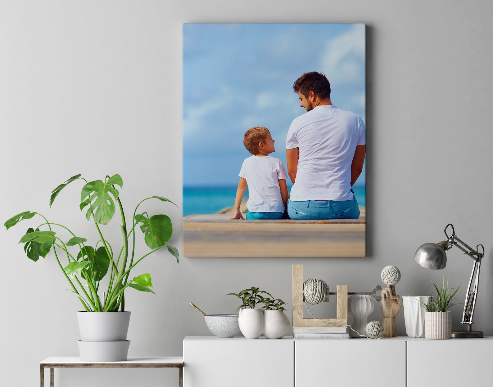 Photo to Canvas All Sizes My Photo to Canvas Picture Custom - Etsy