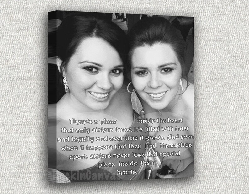 Sister Gift/ Heart Shaped/ Best Friend Lyrics/ Sister Vows - Etsy