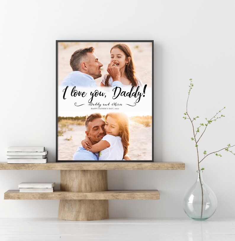 Father's Day Custom Gift Daddy Poster Personalized - Etsy