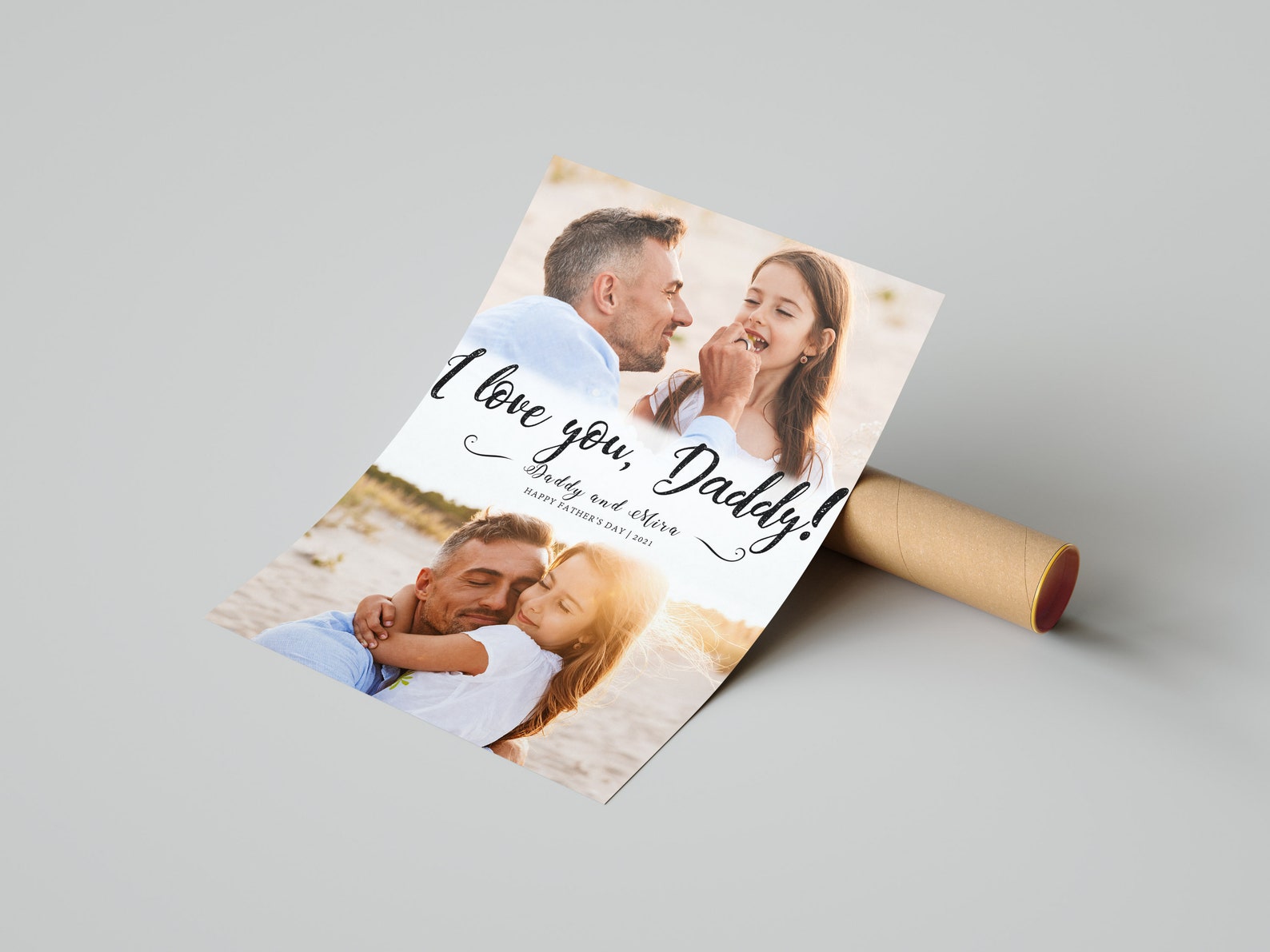 Father's Day Custom Gift Daddy Poster Personalized - Etsy