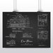 Custom Blueprint House Poster, Custom Digital Floor Plan, Custom Home ...
