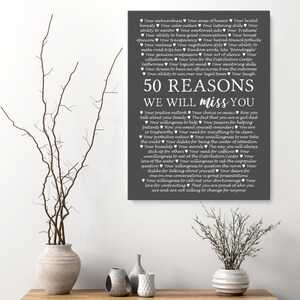 We Will Miss You Gift, Retirement Print Gift Women, Sentimental Gift ...
