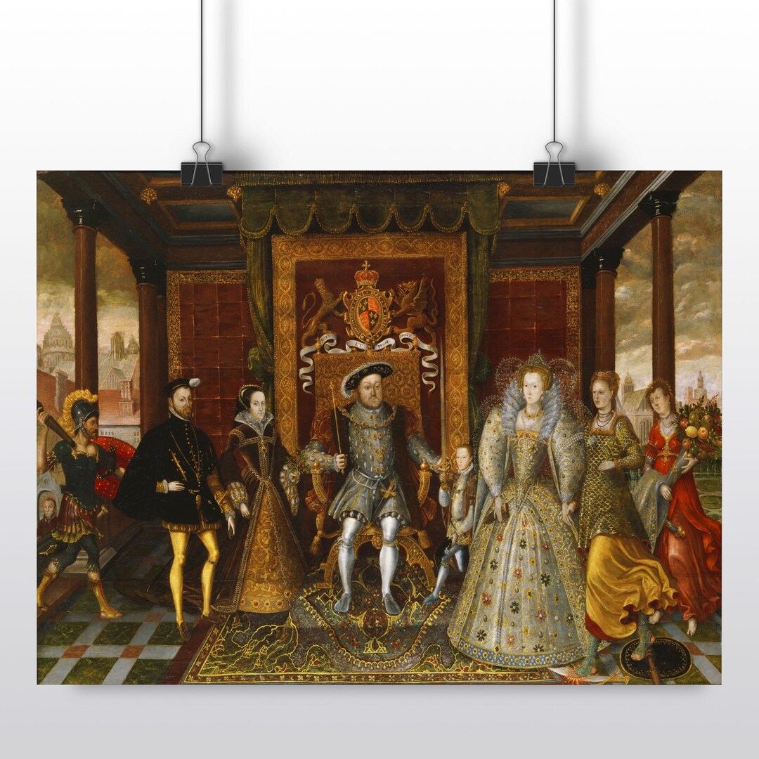 An Allegory of the Tudor Succession: the Family of King Henry VIII ...