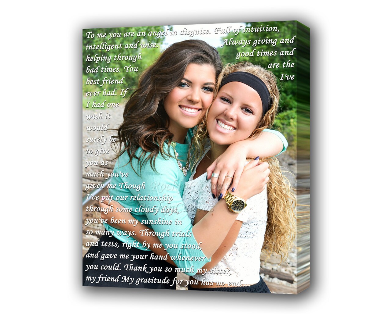 Sister Gift/ Heart Shaped/ Best Friend Lyrics/ Sister Vows | Etsy