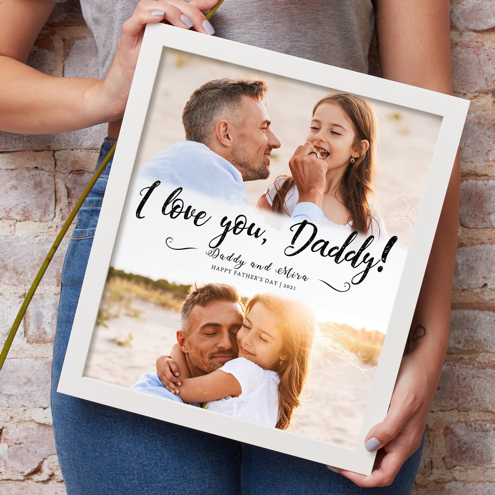 Father's Day Custom Gift Daddy Poster Personalized - Etsy