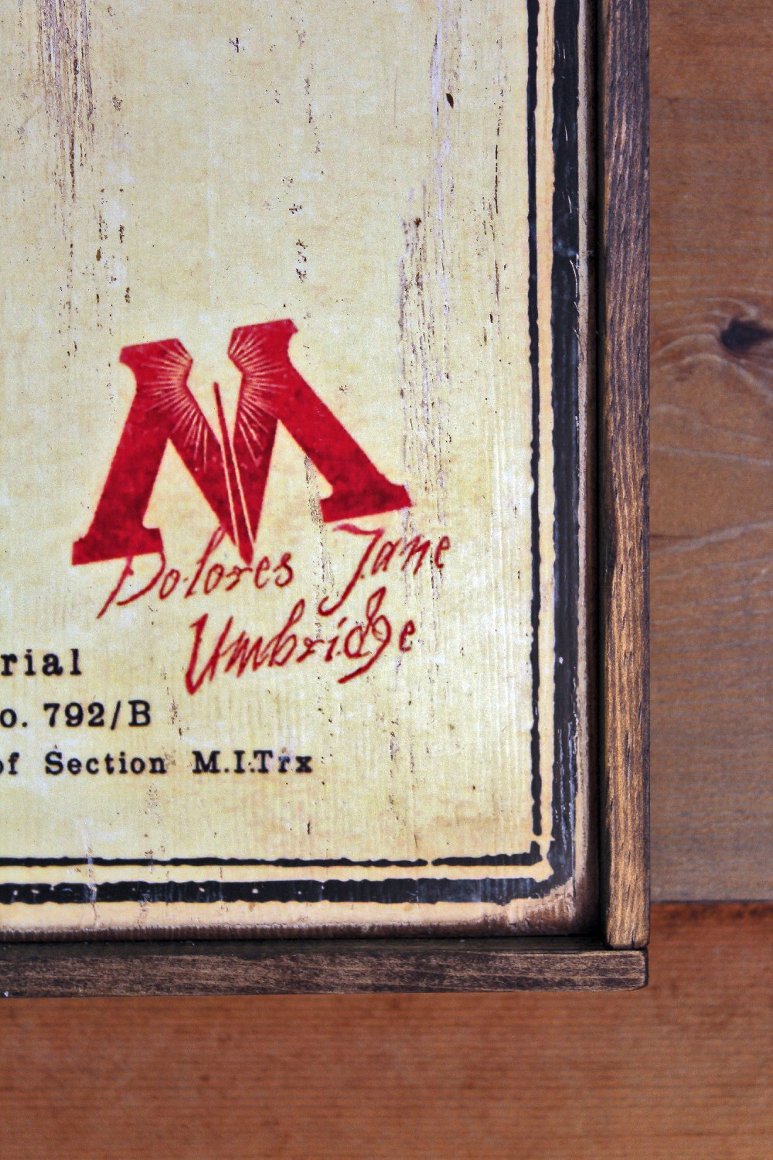 Vintage Style Wooden ' Educational Decree 99 ' Sign. - Etsy