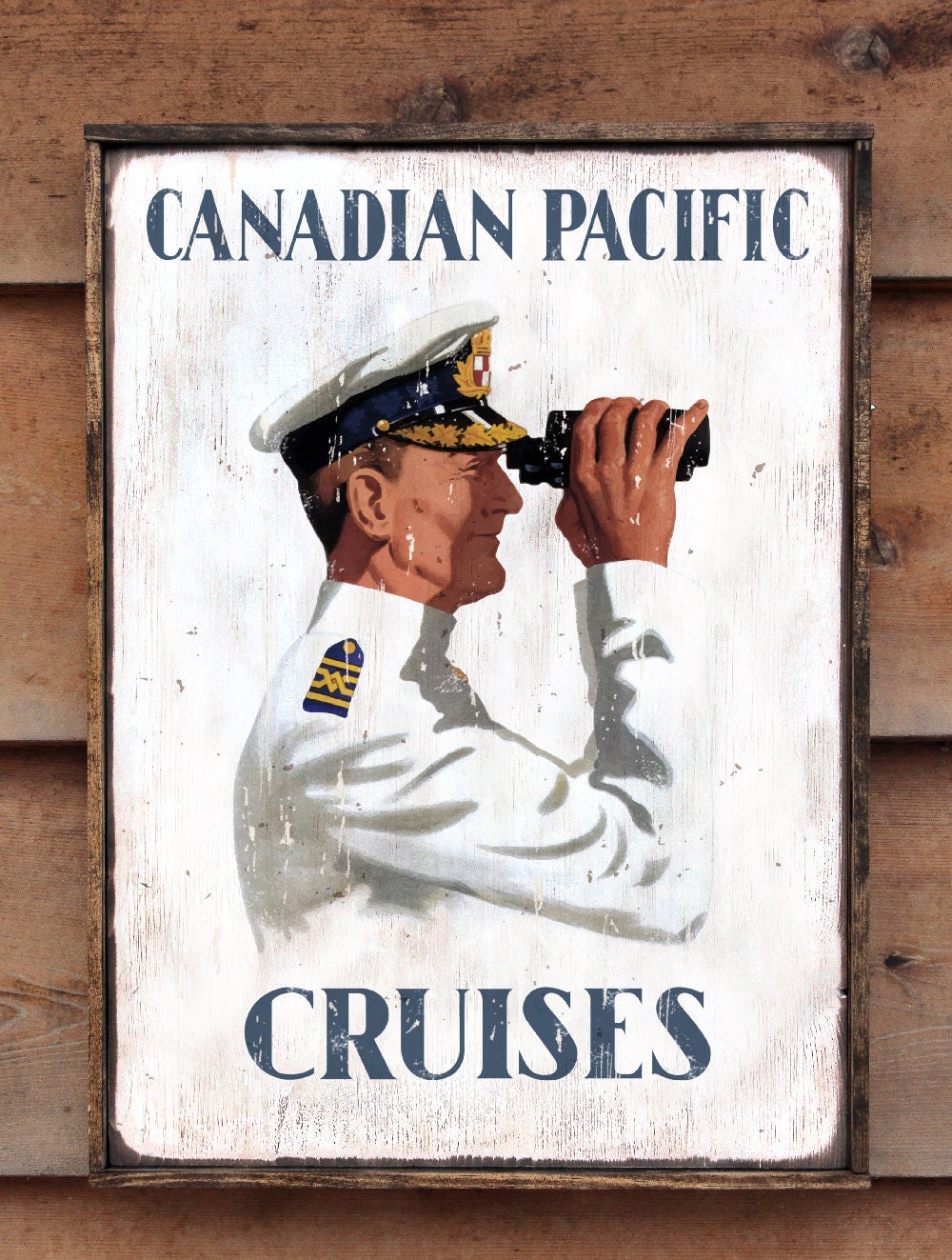 Vintage Wooden Sign 'canadian Pacific Cruises' - Etsy Canada