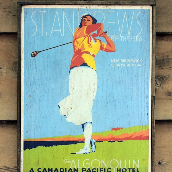 Wooden Saint Andrews Sign - Etsy