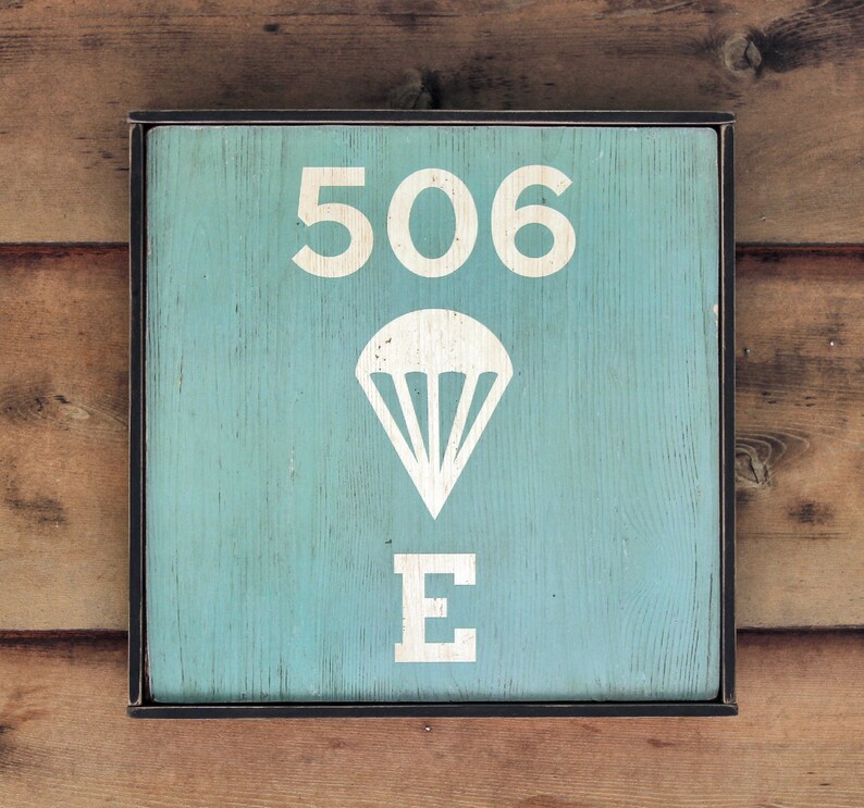 Vintaged Wooden Sign ' Easy Company ' Band of Brothers - Etsy