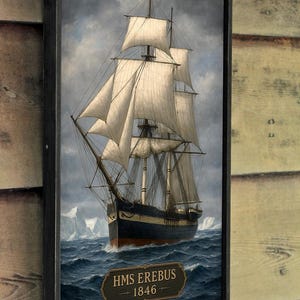 NEW!!** Handmade Wooden Sign ' HMS Erebus '. Franklin Expedition - Etsy