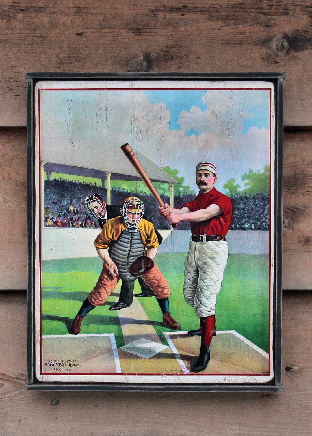 Distressed Wooden Sign 'batter Up!' Reproduction.- U.S. Duty Free!! - Etsy