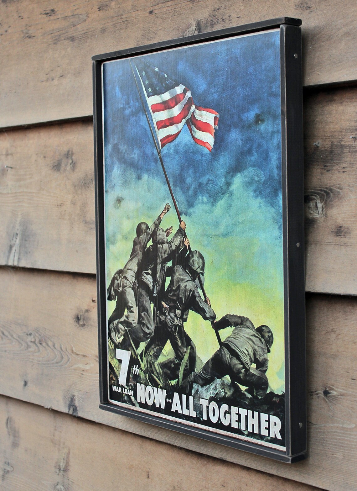 Vintage Wooden Sign '7th Now All Together' WW2 | Etsy