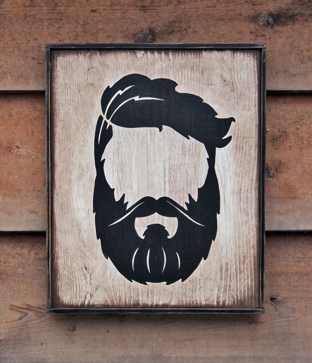 Vintage Wooden Sign 'beard Life' by Vassdesign - Etsy