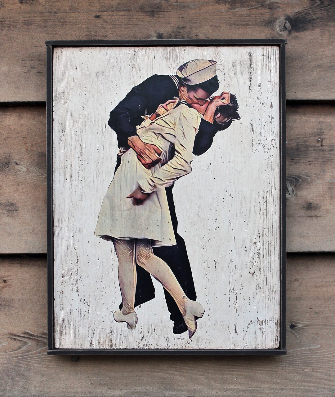 Vintage Wooden Sign ' V-J Day '. WW2 Adaptation - Etsy