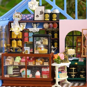 DIY 1:24 Miniature Garden Tea Party Dollhouse With Furniture - Etsy