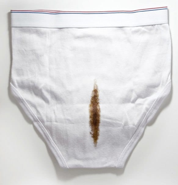 Pre-stained Tighty Whities Underwear REEK INCLUDED Reeky Streakies Gag ...