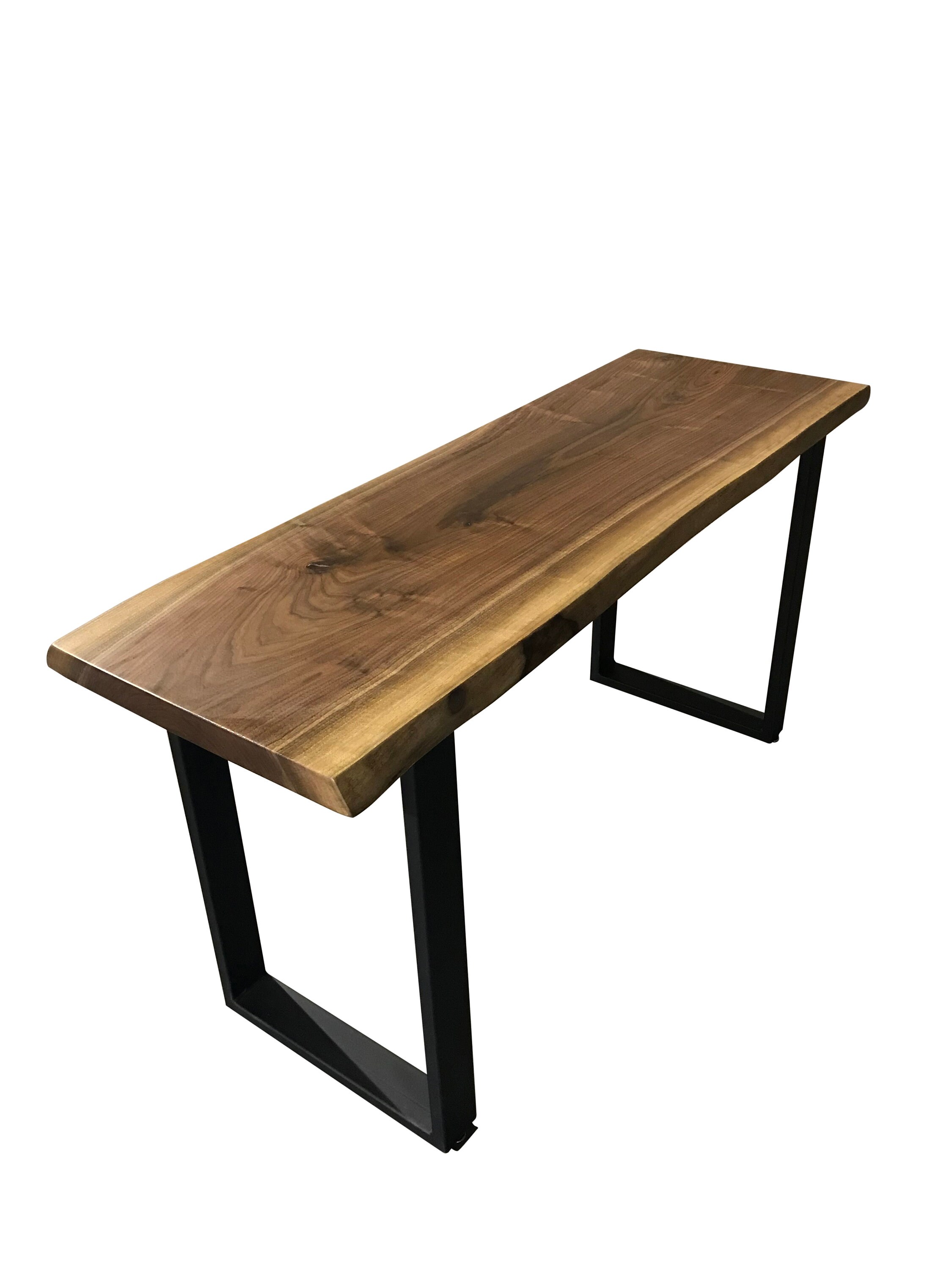 Walnut Console Table, Wood Table, Harvest Table, Wood Furniture, Walnut ...