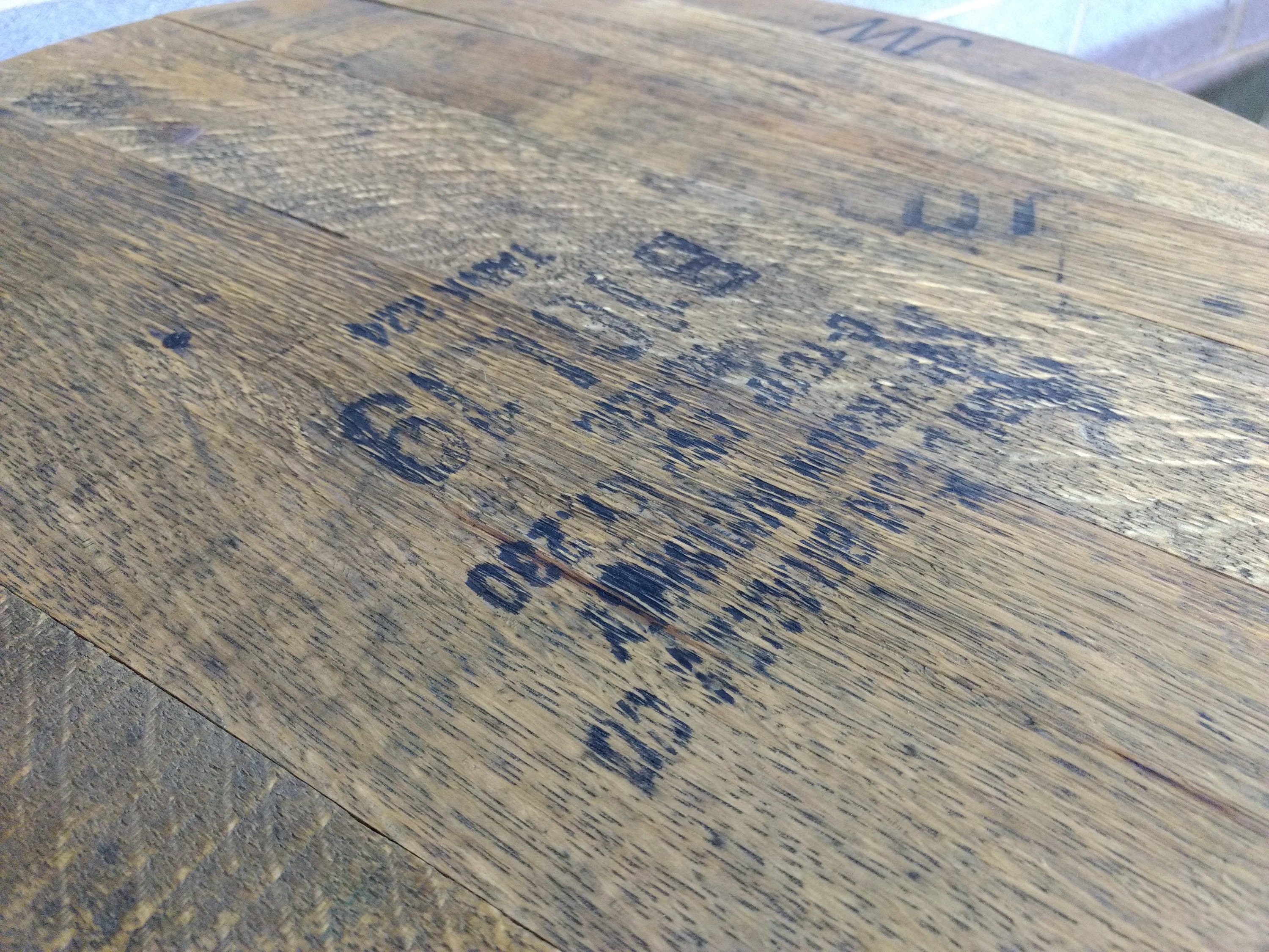 Reclaimed Jim Beam Barrel Side Table - Etsy