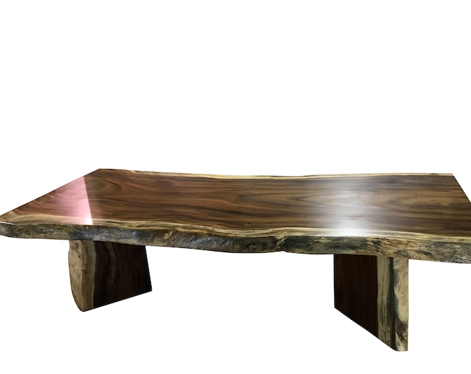Live Edge Dining Table, Live Edge With a Hand Crafted Live Edge Base ...