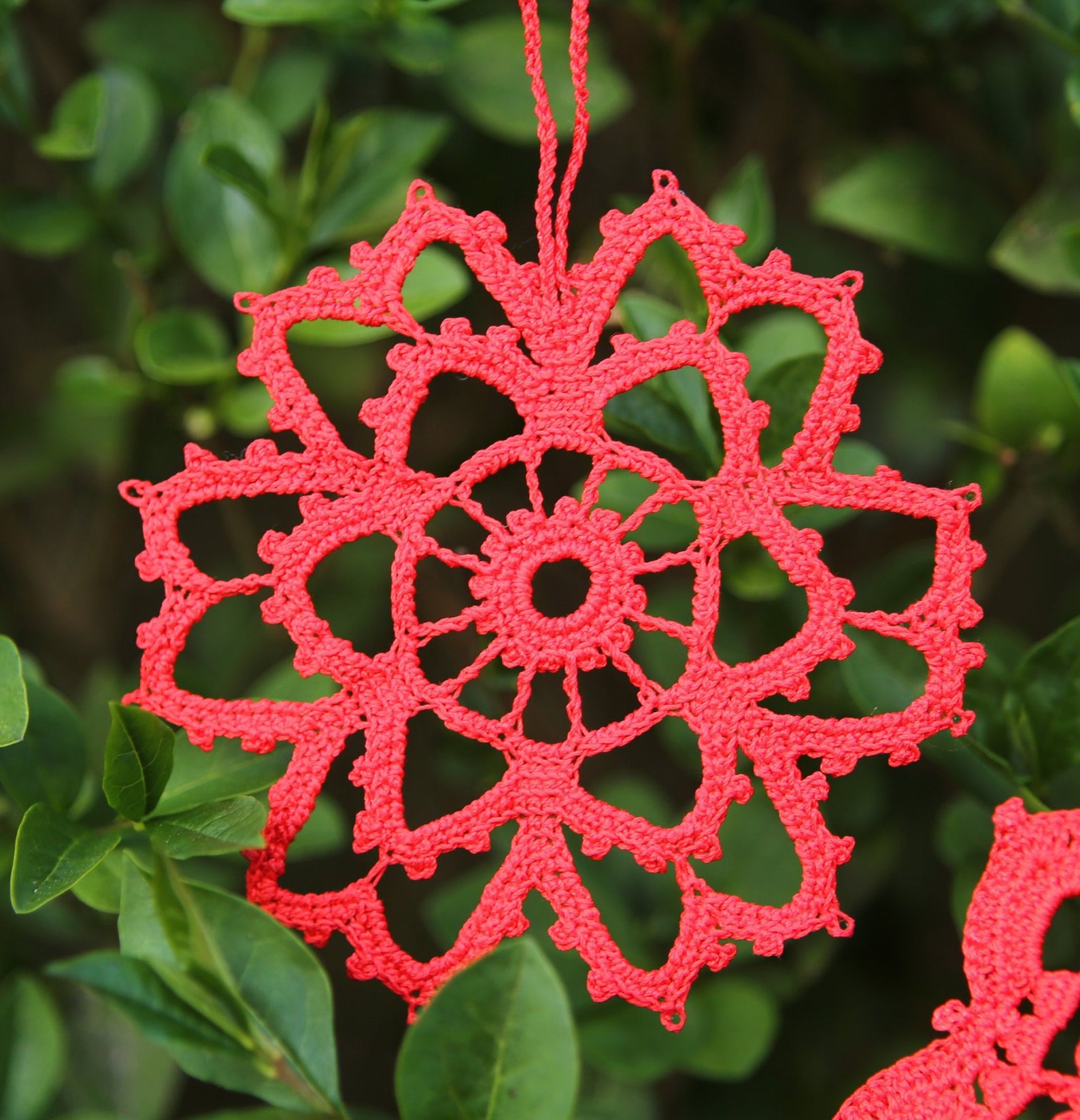 Red Crochet Decorations for Any Occasions - Etsy