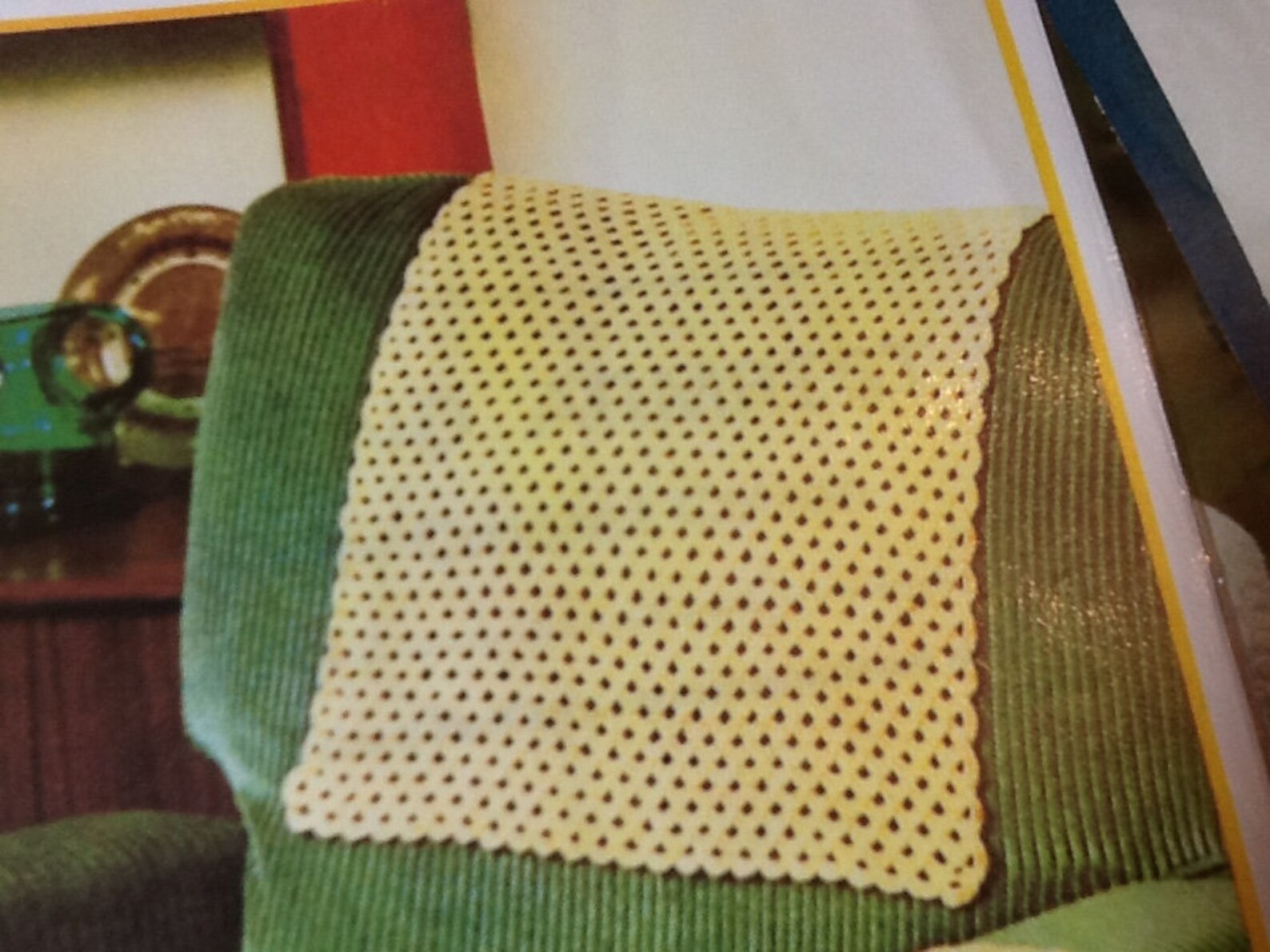 PDF Pattern Crochet Chair Covers Anti Macassar Cloths. Vintage - Etsy