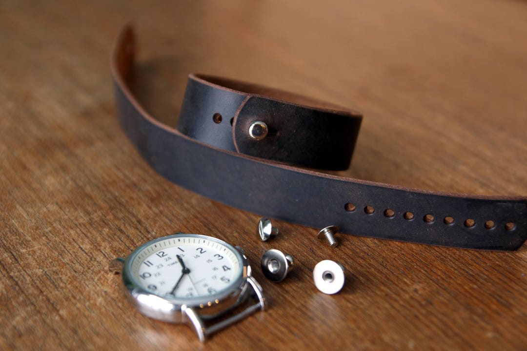 Leather Watch Strap for Timex Weekender - Dark Brown Crazyhorse - Etsy