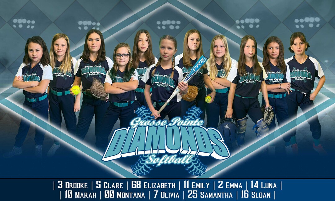 Custom Designed Digital-digitizing Artwork Softball, Baseball, Sports ...