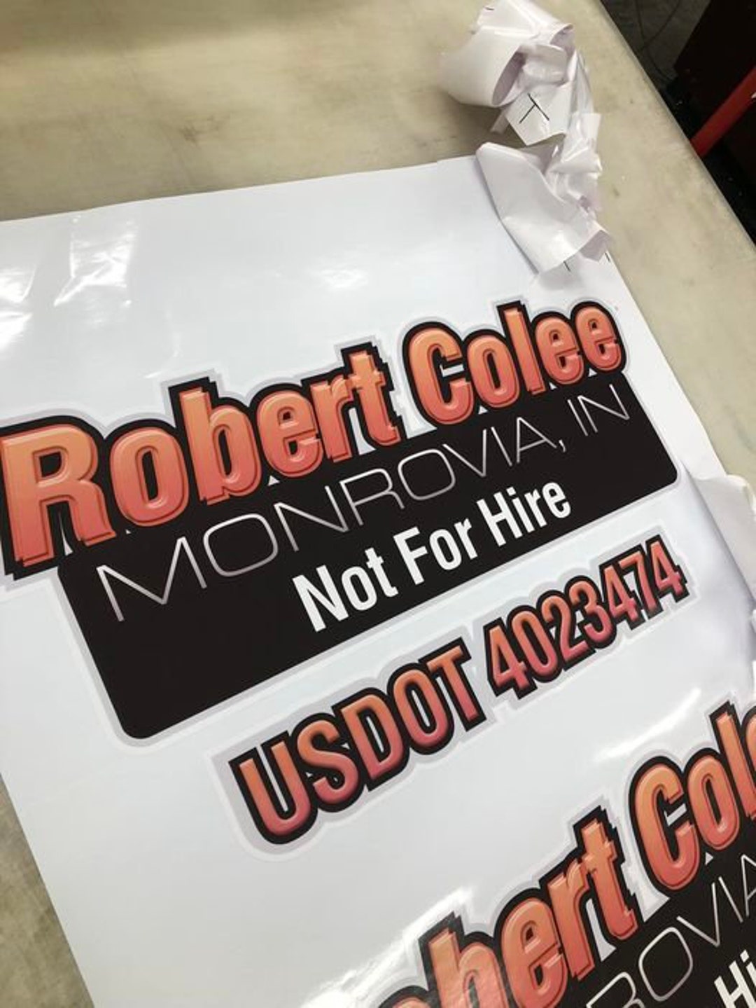 Full Color Custom Printed Logo Decal- Decal for Business- Custom Color ...