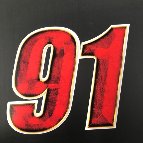 Number 3 Checker Racing Stickers - Etsy