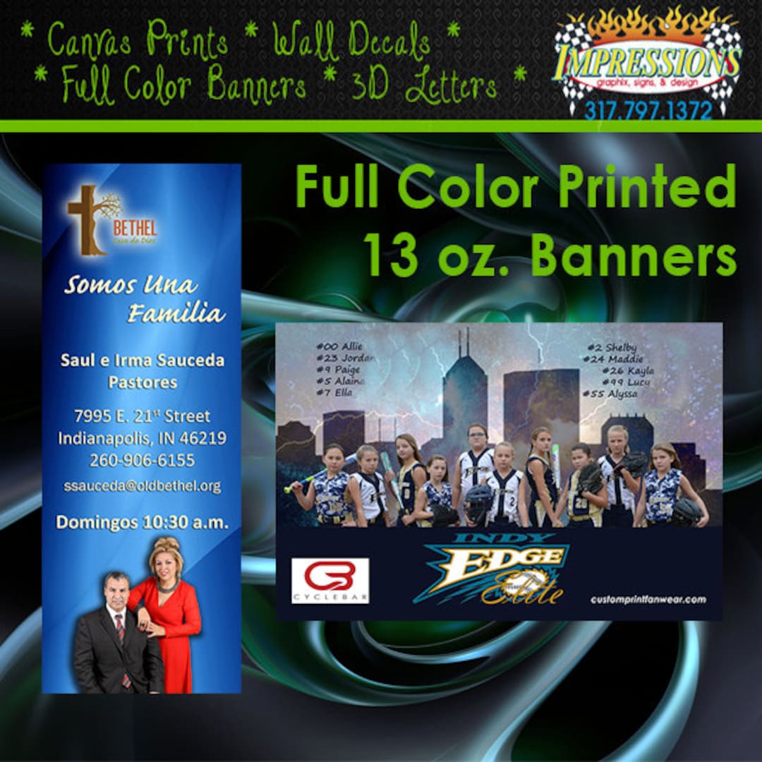 Custom Printed Banner - Etsy