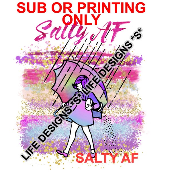 Salty Af Shirt - Etsy
