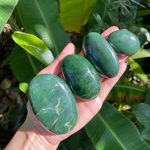 Jade Jade Palm Stone Nephrite Jade Palm Stones Meditation - Etsy